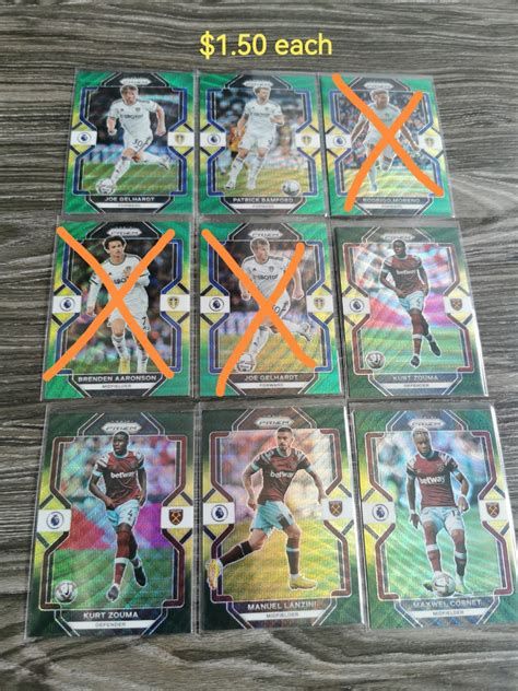 Panini Epl Prizm 2022 23 Cards Part 2 Hobbies And Toys Toys And Games