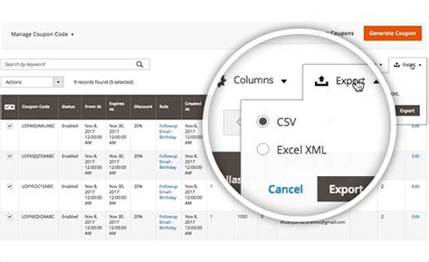 Free Magento 2 Coupon Extension Coupon Code Generator