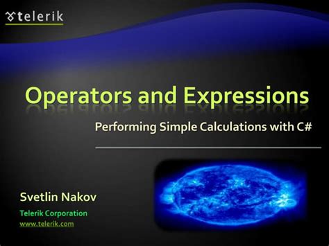 03 Operators And Expressions Ppt