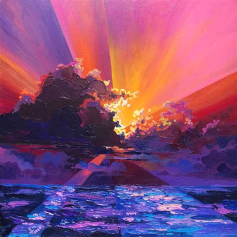 Tranh acrylic với kỹ thuật vẽ độc đáo RedBrick Art Space
