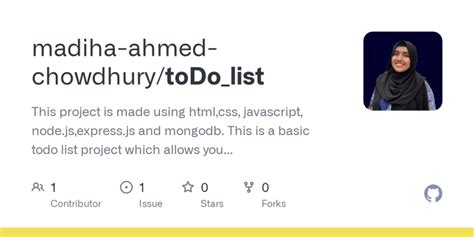 my todo list application is now available on github madiha ahmed