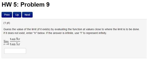 Solved Guess The Value Of The Limit If It Exists By