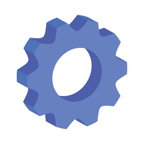Blue Gear Cog Machine 11136920 Vector Art At Vecteezy