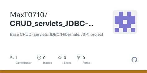 Github Maxt Crud Servlets Jdbc Hiber Department Base Crud
