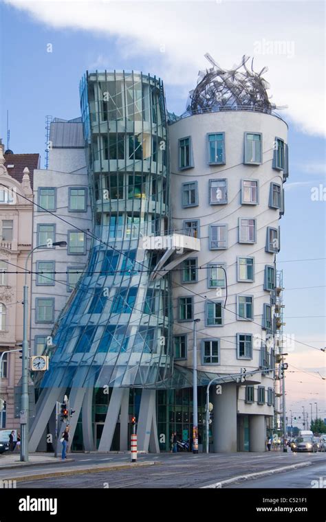 Dancing House Fred And Ginger Designed By Frank Gehry Prague Czech