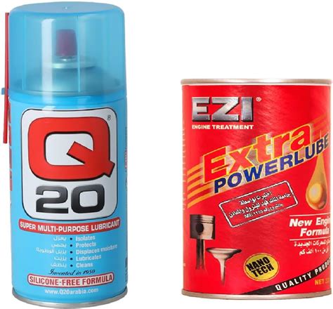 Ezi Extra Powerlube Engine Formula, 326ml With Q20 Super Multi-Purpose ...