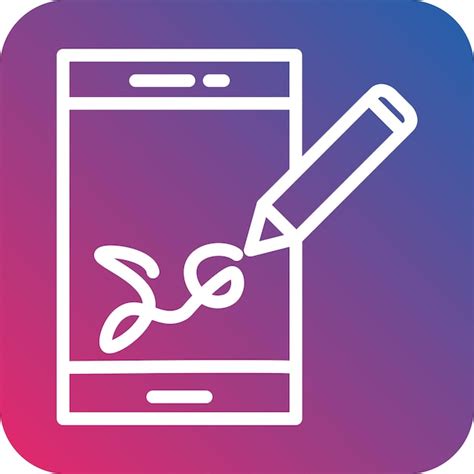 Premium Vector Vector Design Digital Signature Icon Style