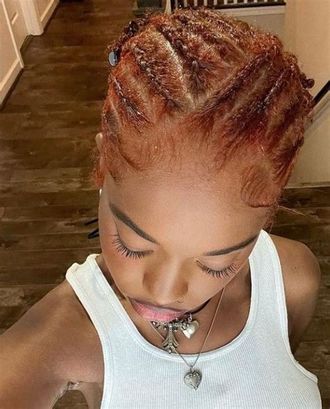Cornrows Dyed Natural Hair Short Natural Hair Styles Natural Hair