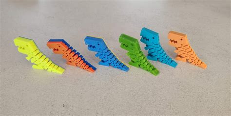 3d Printing Flexi Rex With Stronger Links・cults