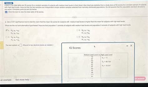 solved help find the test statistic p value and confidence