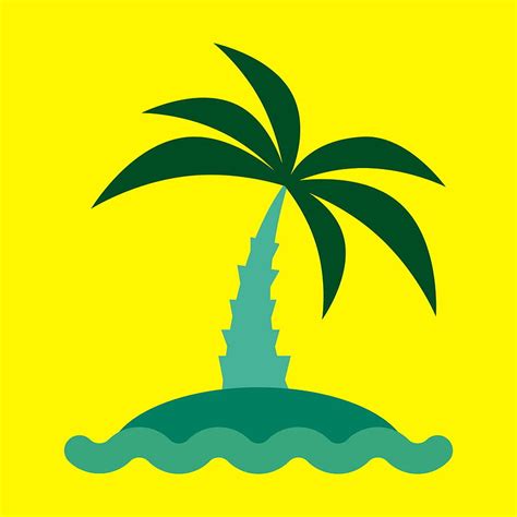 해안 벡터에 비치 야자수에서 바다 전망 Eps Ai Uidownload