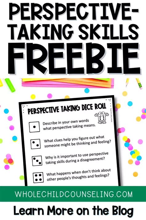 Perspective Taking And Theory Of Mind Free Social Skills Printable Activity Perspective Taking