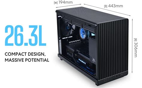 Lian Li A3 Matx 26 3l Micro Form Factor Chassis Flexible Power Supply