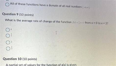 [answered] all of these functions have a domain of all real num