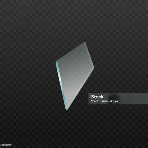 깨진 투명 날카로운 유리 파편 현실적인 벡터 3d 절연 일러스트 3차원 형태에 대한 스톡 벡터 아트 및 기타 이미지 3차원 형태 거울 결정체 Istock