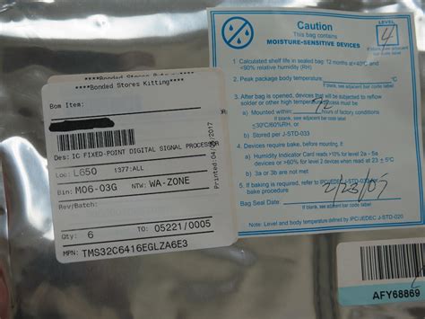 Texas Instruments Tms32c6416eglza6e3 Digital Signal Processors