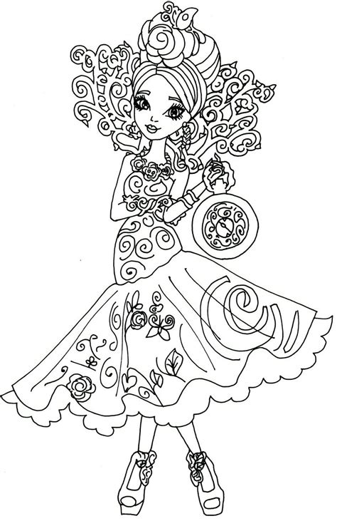 Free Printable Ever After High Coloring Pages At Tanbrynleeblog Blog