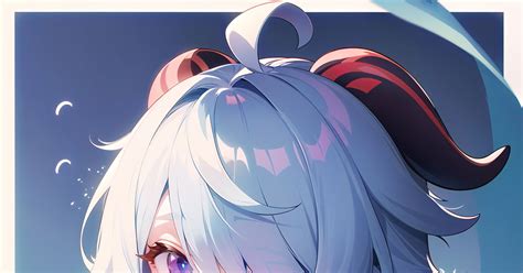 原神 前髪長めのメカクレ甘雨ちゃん Unajyuのイラスト Pixiv