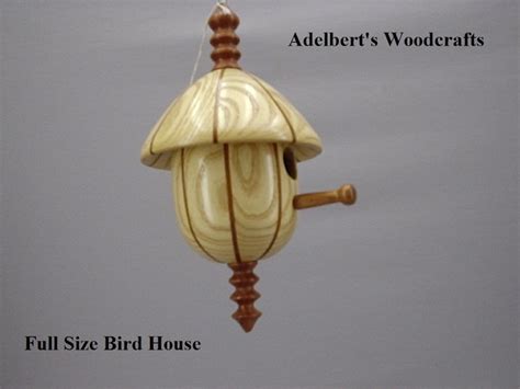 This Beautiful Lathe Turned Segmented Bird House Is Made Of Etsy