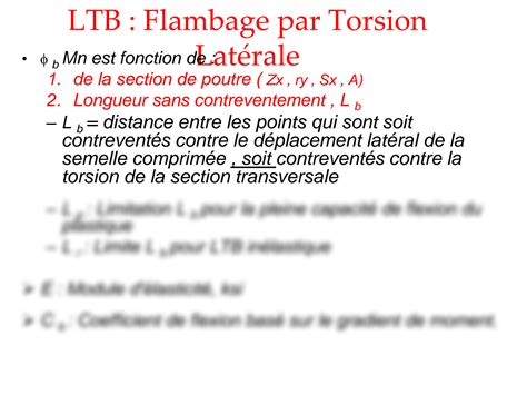 SOLUTION Pr Sentation Sur Les Structures En Acier Flambage Par Torsion