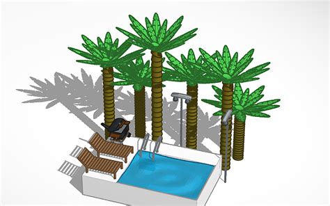 3d Design Pool Tinkercad
