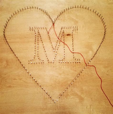 The Adventures Of Mrs Mayfield DIY String Art Heart Tutorial