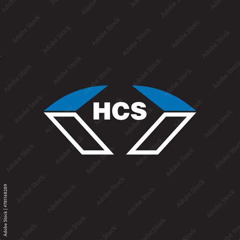 Hcs Letter Logo Design On White Background Hcs Logo Hcs Creative