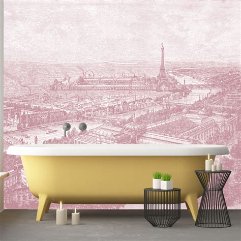 Papier Peint Panoramique Sur Mesure Gravure Paris 1900