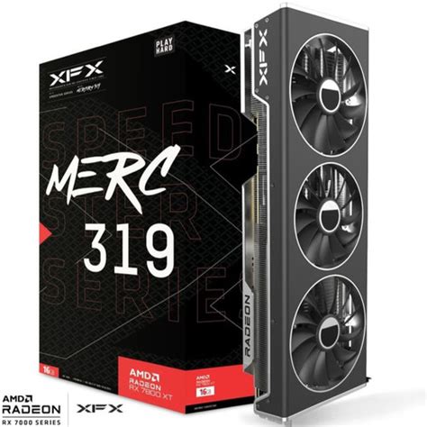 Promo Xfx Speedster Merc 319 Amd Radeon Rx 7800 Xt Black Edition 16gb
