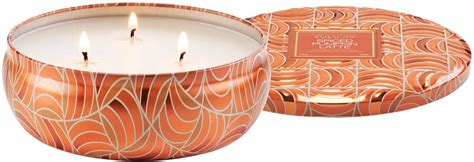 Voluspa Spiced Pumpkin Latte Holiday Collection 3 Wick Tin Candle 340 G