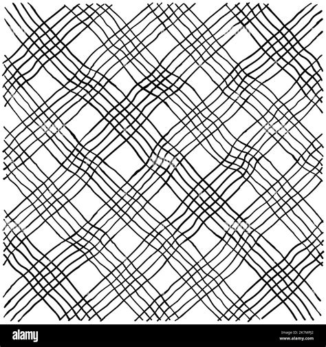 Wavy Diagonal Crossing Lines Vector Stock Vector Image Art Alamy