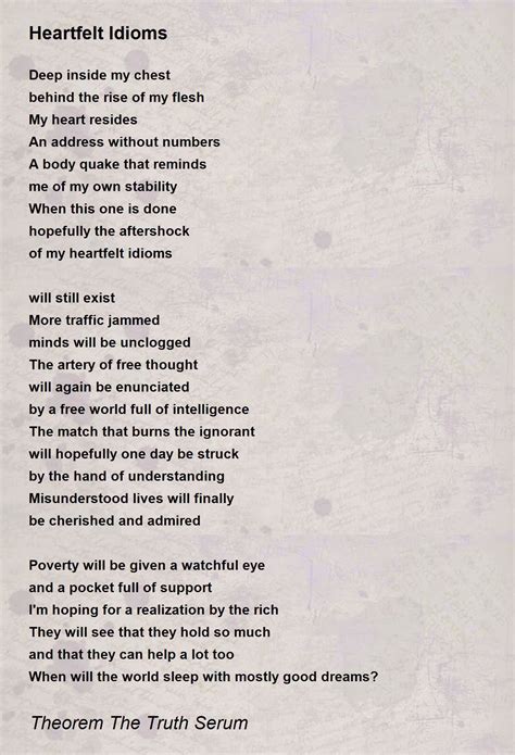 Idiom Poems Sample Elements Of Poetry Worksheet Idioms Teach
