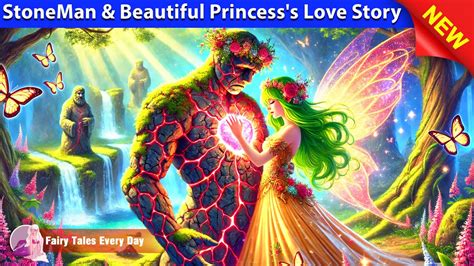 Stoneman And Beautiful Princesss Love Story 💟 English Fairy Tales 🌛
