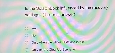 Solved Is The Scratchbook Influenced By The Recovery Chegg