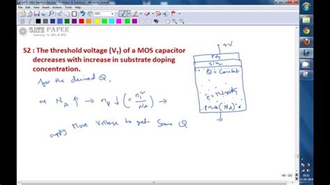 Gate 2004 Ece Effect Of Gate Oxide Thickness And Substrate Doping