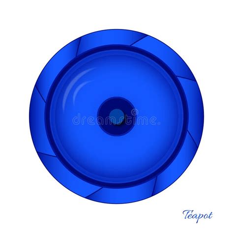 Abstract Cicle Logo In Blue Color Stock Vector Illustration Of