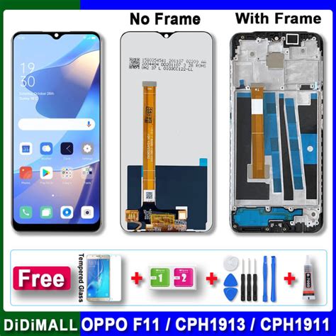 Original Lcd For OPPO F CPH CPH Display Touch Screen Assembly Digitizer With Frame
