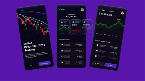 Crypto Application On Behance