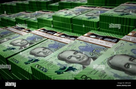 Costa Rica Money Costa Rican Colon Money Pack 3d Illustration 10000