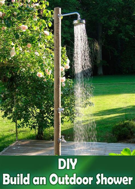 Diy How To Build An Outdoor Shower