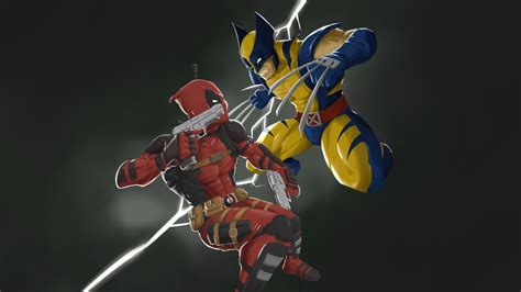 Deadpool Vs Wolverine Fanart Wallpaperhd Superheroes Wallpapers4k