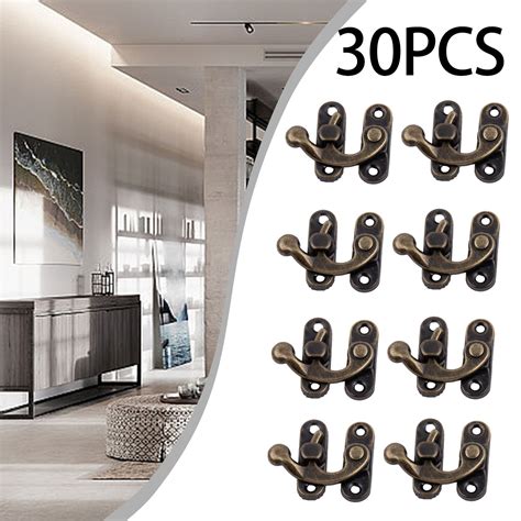 Btoer 30pcs Antique Bronze Hasp Latch Jewelry Wooden Box Lock Toggle