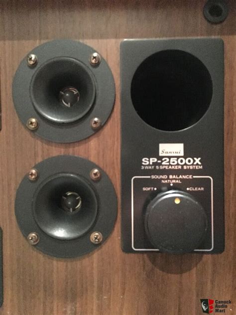 Vintage Pair Of Sansui Sp 2500x 3 Way Speakersexceptional Sound Photo