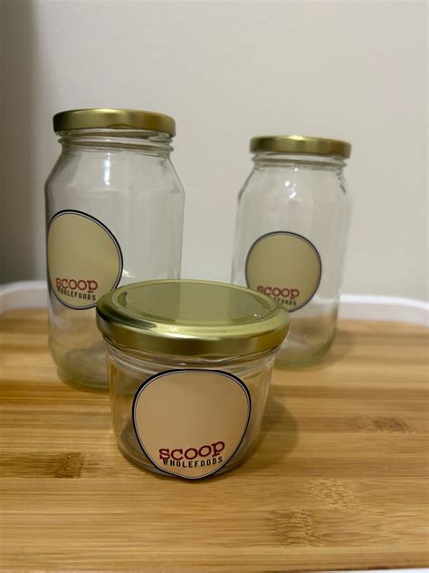 Scoops Glass Containers Furniture And Home Living Kitchenware