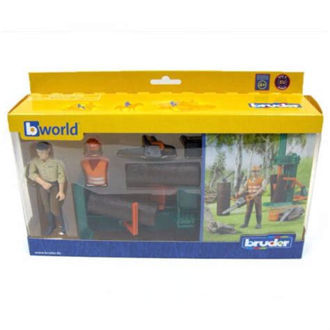 Jual Bruder 62650 Bworld Logging Set With Man Set Figure Shopee Indonesia