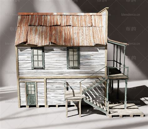 Blender房子模型85 Blender布的