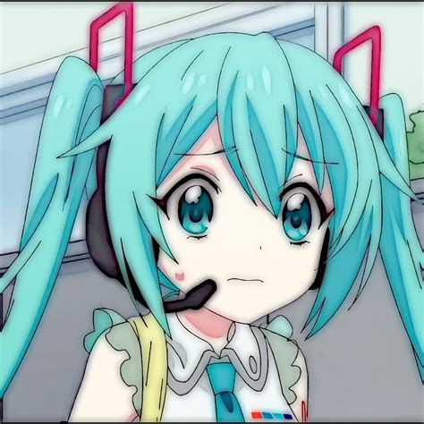 Hatsune Miko Icon Hatsune Miku Miku Hatsune Vocaloid Miku