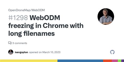 webodm freezing in chrome with long filenames · issue 1298
