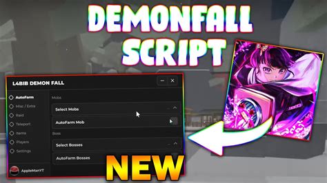NEW Demonfall Script PASTEBIN 2024 AUTOFARM KILLAURA GODMODE NOFALL ITEMS YouTube