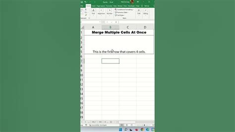 Merging Columns In Multiple Sets Of Rows At Once Excel Tips And